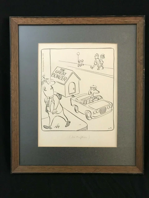 EARLY ORIGINAL GAG Panel BIG GEORGE Cartoon Art By Virgil Partch aka ...