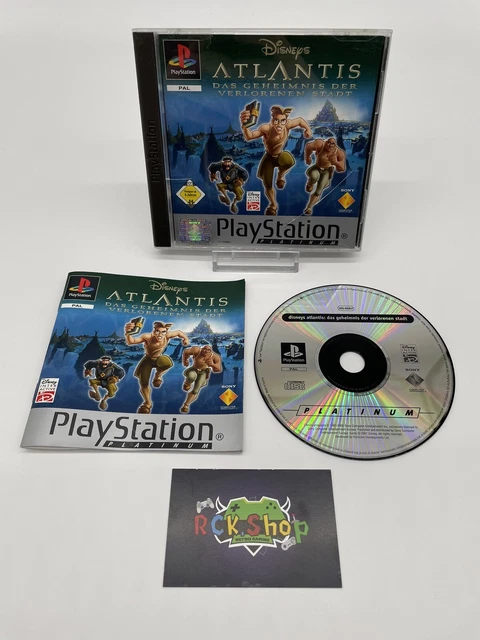 SONY PLAYSTATION 1 Ps1 Spiel DISNEYS ATLANTIS DAS GEHEIMNIS DER ...