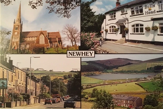 NEWHEY NR ROCHDALE (Multi-view) Heritage Card 0001, The Bull’s Head Pub ...