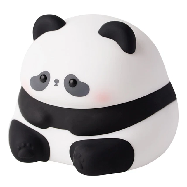 PANDA PAT LED Night Light 1200mAh Cute Silicone Night Lamp Kids ...