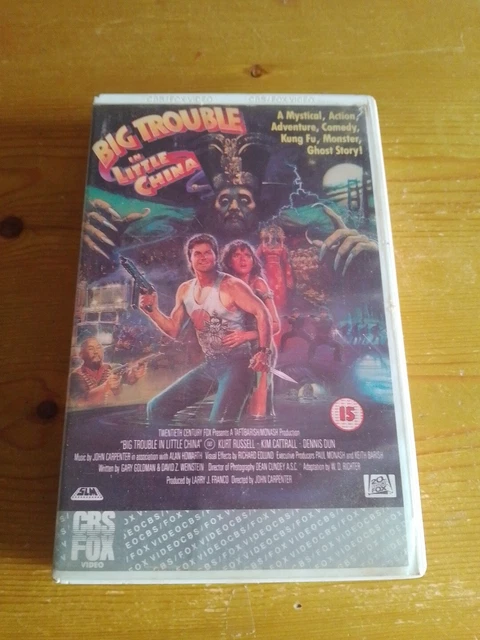 BIG TROUBLE IN Little China Ex Rental Big Box Vhs £30.00 - PicClick UK