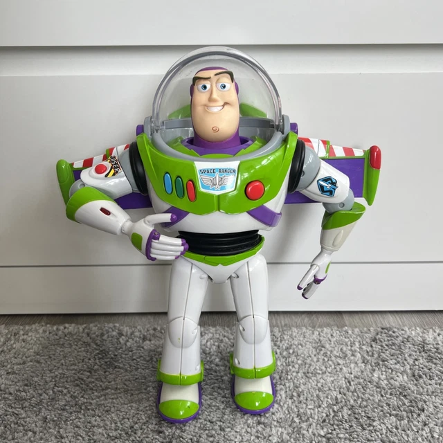 RARE DISNEY/PIXAR THINKWAY Buzz Lightyear Toy Story,English & Spanish Speaking £31.91 - PicClick UK