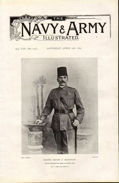 1899 BOER GUERRE ~ Colonel Hector A.Macdonald ~ Fez Chapeau EUR 47,52 ...