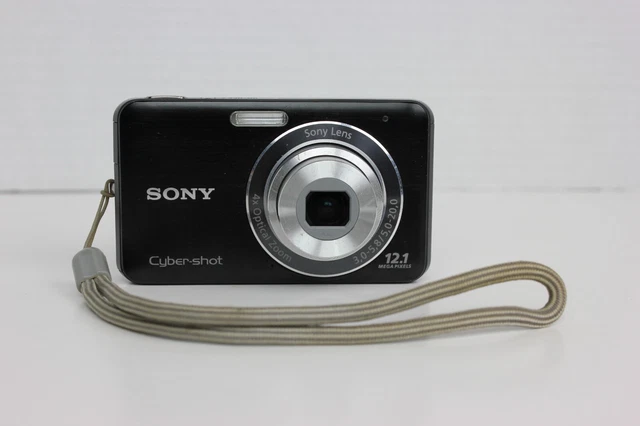 SONY CYBER-SHOT DSC-W310 12.1MP Black Digital Camera Only Tested $161. ...