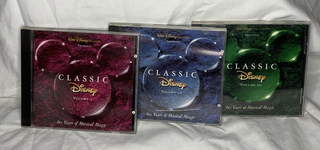 DISNEY CLASSIC SONGS 3 Cd Set 60 Years Of Magical Music 1996 $12.00 ...