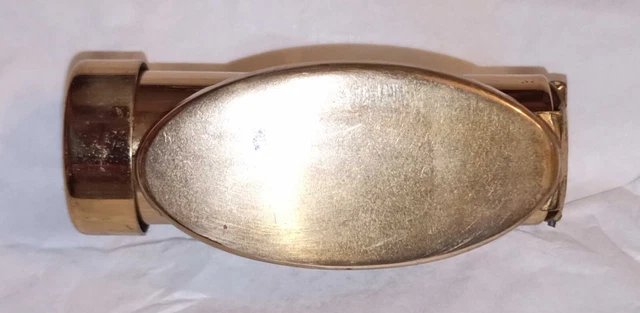 TUBE DE ROUGE à lèvres ancien avec miroir, en cuivre, marque Patrys ...