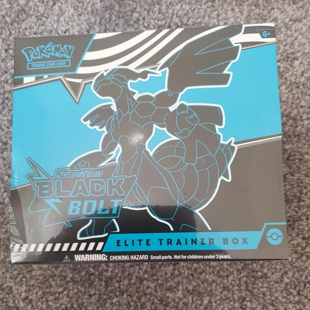 POKÉMON TCG BLACK Bolt Pokémon ETB Elite Trainer Box new factory sealed ...