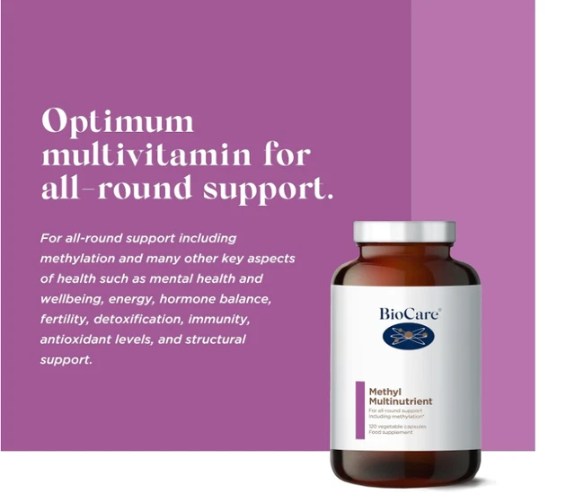 BIOCARE METHYL MULTINUTRIENT | |optimum multivitamin all around support ...