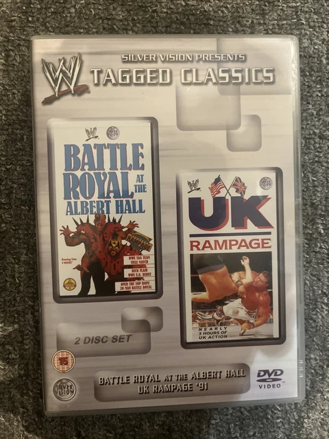 WWE TAGGED CLASSICS Battle Royal At The Albert Hall UK Rampage DVD (2 Disc Set) £89.90 - PicClick UK