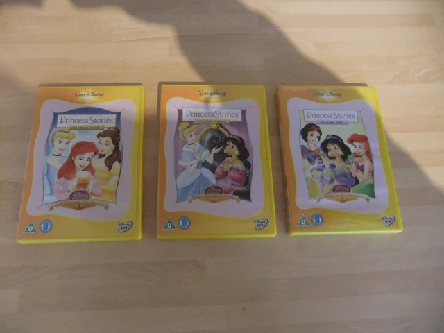 DISNEY PRINCESS Stories Vol.1-3 [DVD] 3 Disc Set WALT DISNEY £3.28 ...