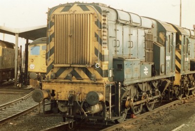 BRITISH RAILWAY B.R Photograph Class 08 - 08449 At Ayr Tmd 18/04/1981 £ ...