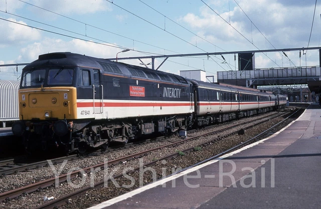 35MM RAILWAY SLIDE Class 47 | 47841 | Wolverhampton 1995 + copyright £2 ...