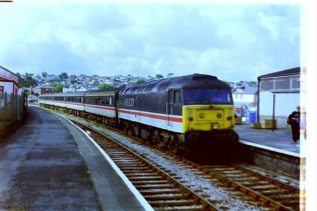 35MM RAILWAY COLOUR Negative Class 47 836 at Paignton 1996 £1.95 ...