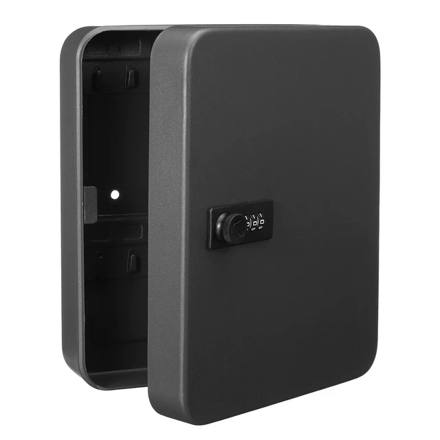 STORAGE CABINET LOCKABLE Key Safe Box Lock Password Wall Mounted ...