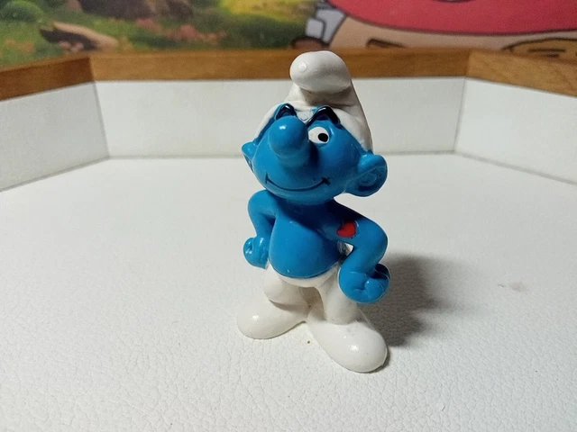 SCHLEICH HEFTI SCHLUMPF - 20429 - Peyo Schlümpfe 1994 Hefty Tattoo Herz ...