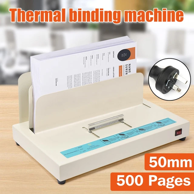 THERMAL BINDING MACHINE Thermal Book Binder 500 Sheets A3 A4 A5 38*24 ...