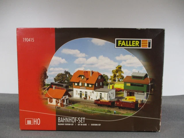 FALLER SPUR H0 190415 Bausatz "Bahnhof-Set" in OVP EUR 19,90 - PicClick DE