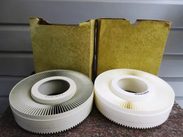 HANIMEX RONDEX 120 Slide Rotary Carousel Magazines x 2 $20.00 - PicClick AU