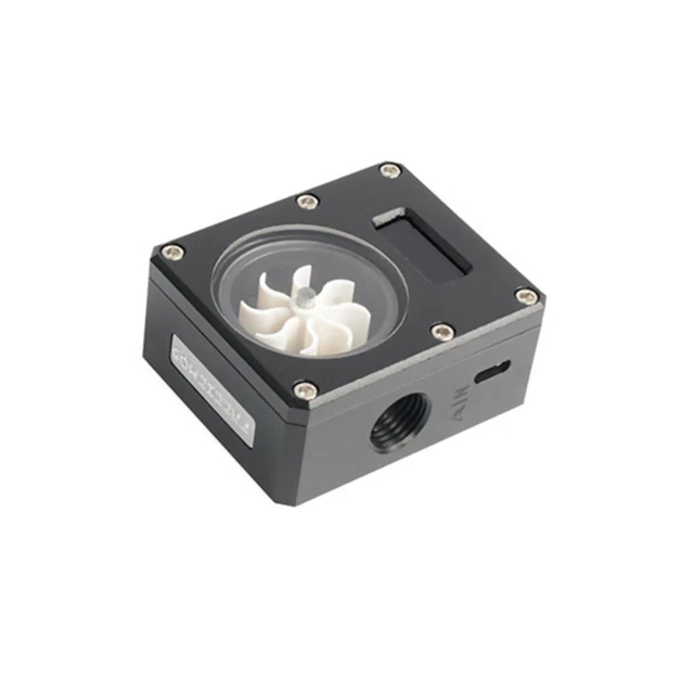 COMPUTER WATER COOLING Temperature Sensor System Monitor Flow Meter ...