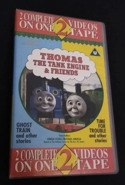 THOMAS THE TANK Engine Ghost Train & Time For Trouble 2 On One VHS ...
