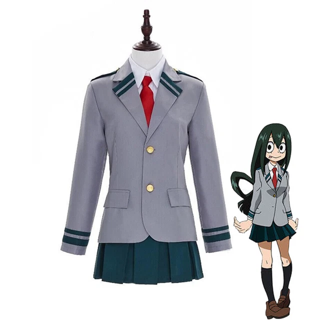 COSTUME UNIFORME BNHA AsuiTsuyu Yaoyorozu Momo école cosplay EUR 62,08 ...