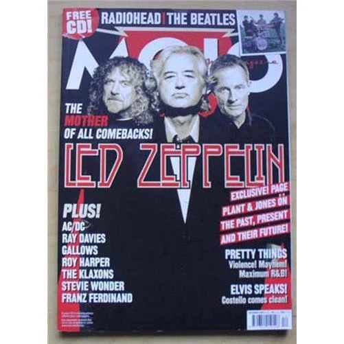 LED ZEPPELIN MOJO #169 Magazine Dec 2007 Led Zeppelin Cover With More ...