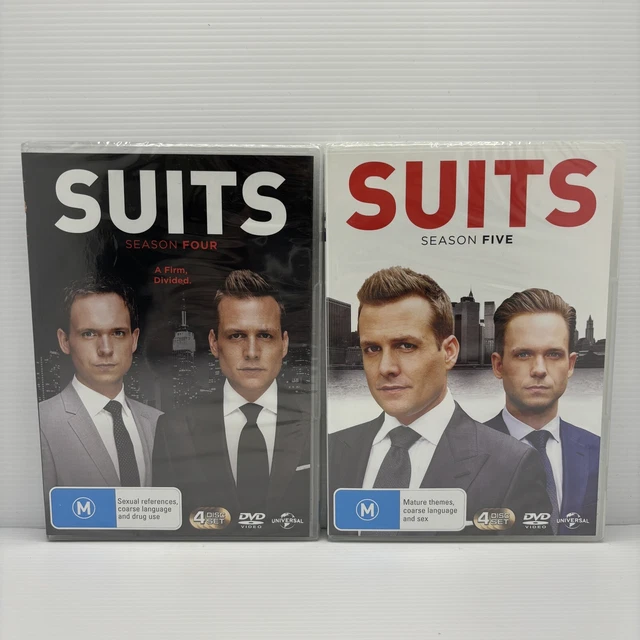 SUITS COMPLETE SERIES Season 4 & 5 DVD Region 4 PAL Brand New Sealed ...