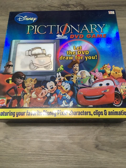 DISNEY PICTIONARY DVD Board Game Mattel Complete! $32.79 - PicClick CA