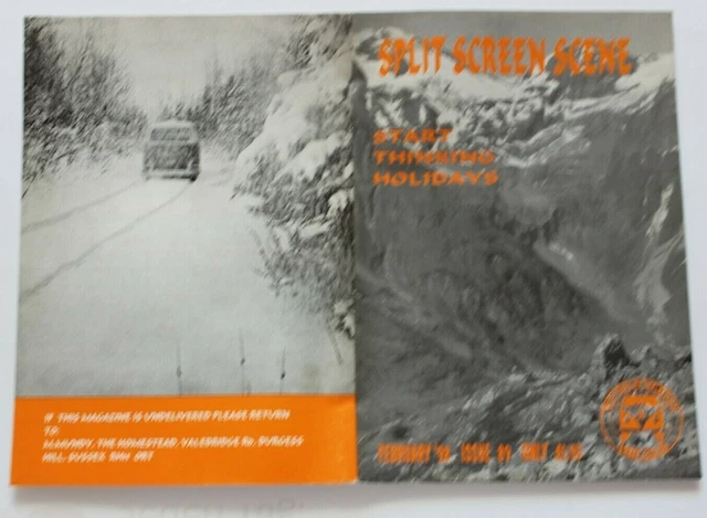 VW BUS T1 Bus Bulli - Split Screen SSVC Club - UK engl. Fan Magazin ...