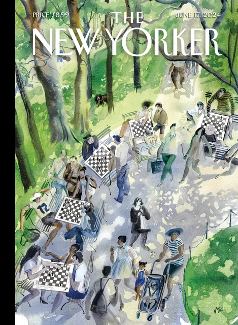 BN THE NEW YORKER Magazine June 17, 2024 Pawns in the Park £12.10 ...
