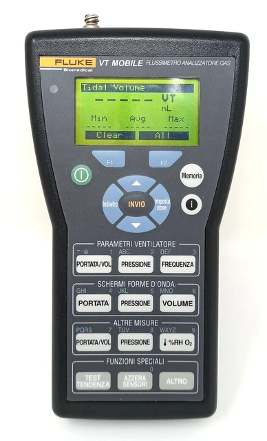 FLUKE VT MOBILE medical gas flow analyzer professional equipment ...