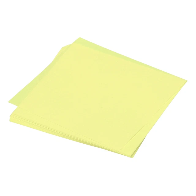 25 SHEET ORIGAMI Paper Light Yellow 4x4 Inch Square Sheet $12.47 ...