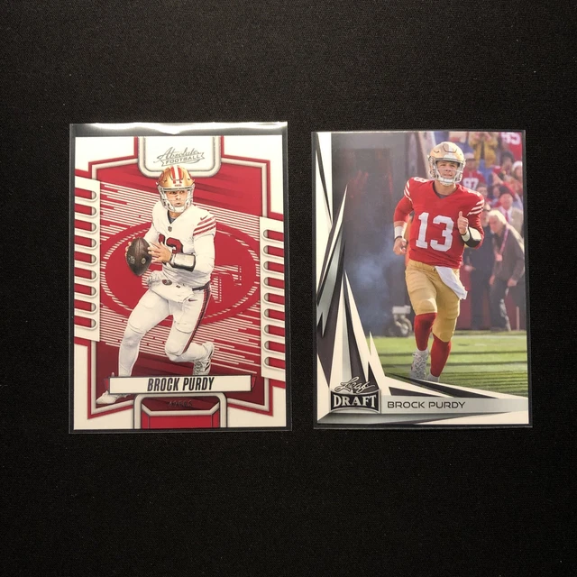 2023 PANINI ABSOLUTE Football Brock Purdy #18 + Leaf Draft B2-1 $4.51 ...