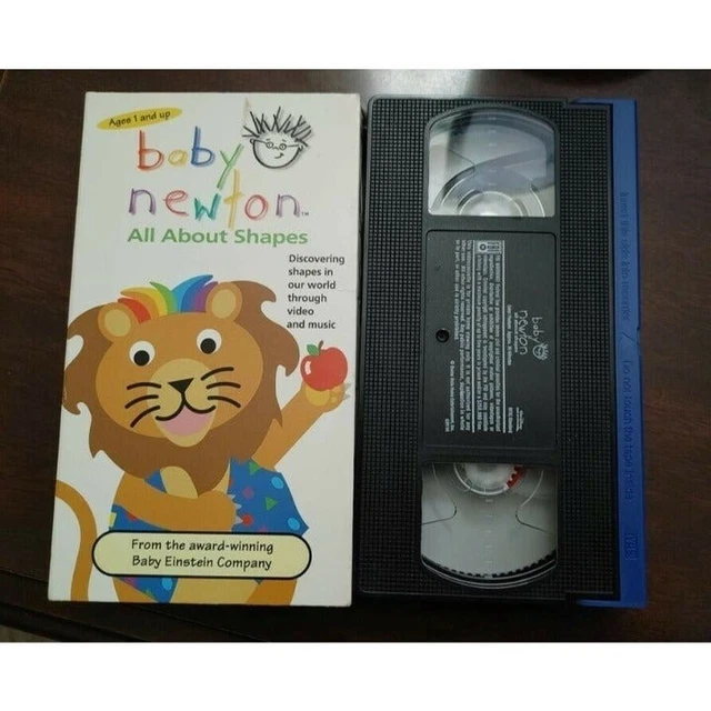 VINTAGE BABY EINSTEIN Newton VHS Video Tape Infant Shapes Disney 2002 ...