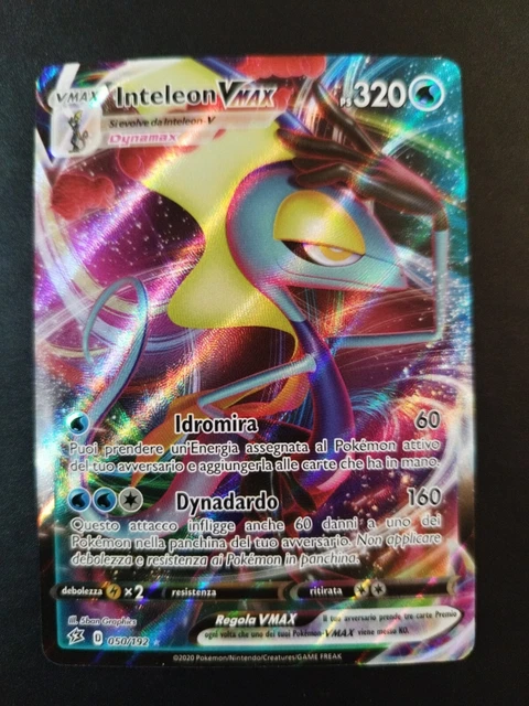 INTELEON VMAX 050/192 raro secret full art ultra mint ita Pokémon psa ...