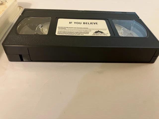 If You Believe Vhs 1999 Hayden Panettiere Ally Walker Tom Amandes