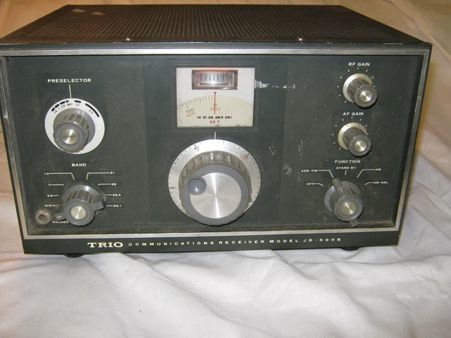 TRIO JR-500S VALVE Communications Receiver EUR 77,97 - PicClick FR