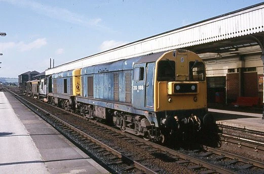 ORIGINAL COLOUR SLIDE of 20188 BR class 20 diesel loco £2.50 - PicClick UK