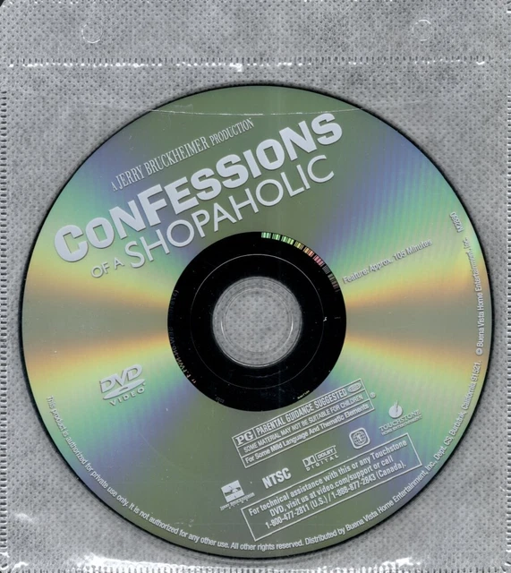 CONFESSIONS OF A Shopaholic (2009) DVD *DISC ONLY* = REGION 1 - Isla ...