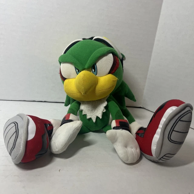 SONIC THE HEDGEHOG green *Jet the Hawk* LEGENDARY WIND MASTER Plush HTF ...