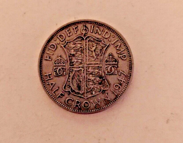 BRITISH COIN, 1947 Half Crown £2.00 - PicClick UK