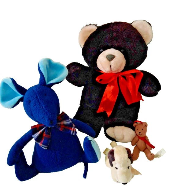 BUNDLE / JOB Lot Vintage Animal Soft Toys £12.00 - PicClick UK