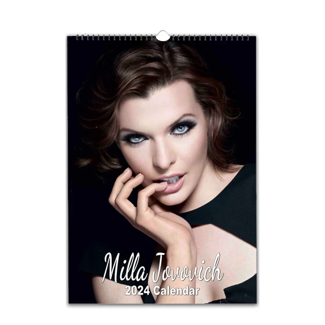 BEAUTIFUL MILLA JOVOVICH Full Photo 2025/26 personalised Calendar ...