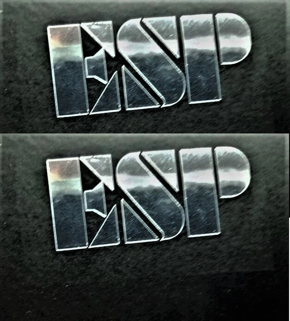 ESP GITARRE KOPFPLATTE Logo Aufkleber Sticker Gitarrenbauer 0,2 % ...