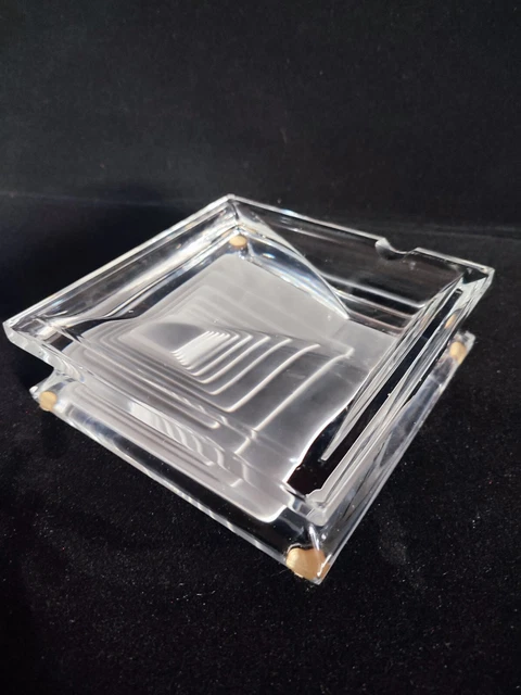 CENDRIER DAUM FRANCE Et Vasarely En Cristal Années 70 80 EUR 40,00 ...