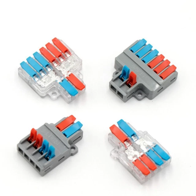 MINI QUICK TERMINAL Block Universal Compact Fast Connector Electrical ...