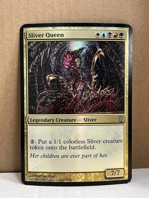 SLIVER QUEEN JUMBO Card - Commander Collection Green Premium $197.00 ...