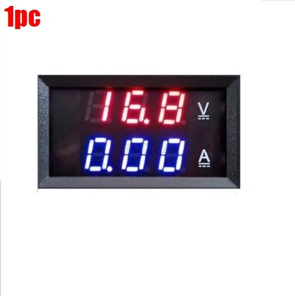 DC 0-100V 10A Dual Led Digital Voltmeter Ammeter Voltage Amp Power New ...