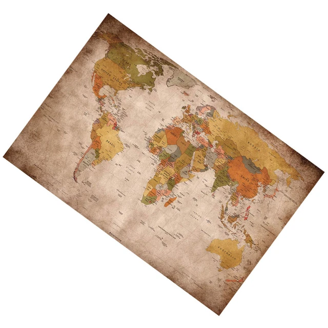 WALL MAP MAP Frames Wall Hanging Map £13.45 - PicClick UK
