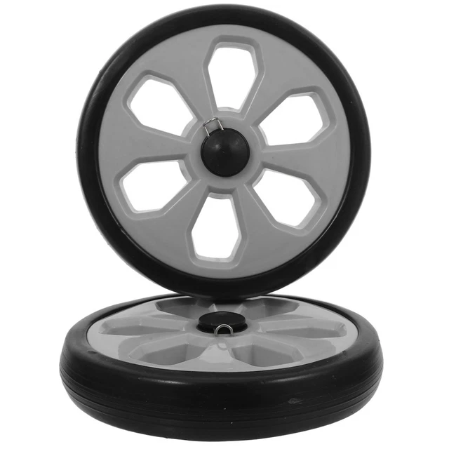 2 PCS REPLACEMENT Trolley Wheel Set Cart for Groceries Collapsible with ...